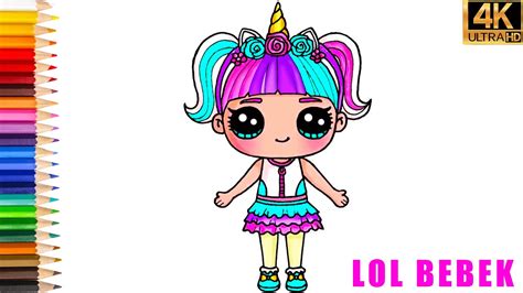 LOL BEBEK RESMİ ÇİZİMİ UNICORN LOL BEBEK NASIL ÇİZİLİR KOLAY RESİM