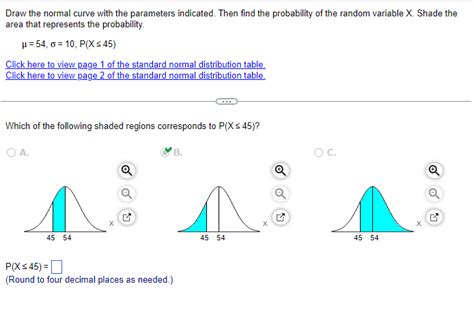 Solved Draw The Normal Curve With The Parameters Indicated Chegg