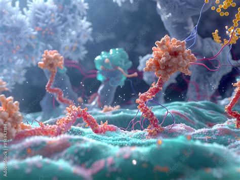 Rendering Of Insulin Signaling Pathways In Neuronal Cells A Vibrant Of