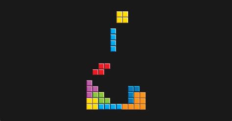 Tetris Falling Blocks Tetris T Shirt Teepublic