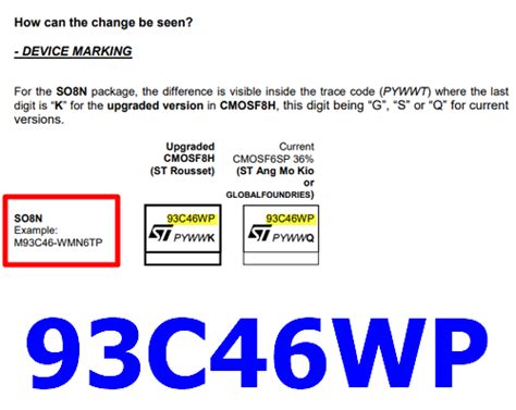 93C46WP PDF Datasheet - 3-Wire Serial EEPROM (Memory)