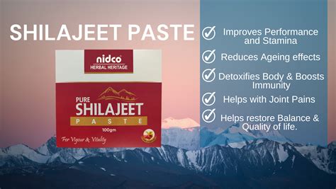 Best Benefits Of Shilajit 2023 Nidco Herbal Nidco Herbal