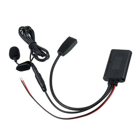 Car Wireless Audio Cable AUX USB Adapter Bluetooth Microphone For BMW E46 Alexnld Com