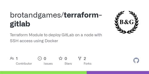 Terraform Module To Deploy Gitlab On A Node With Ssh Access Using Docker Rgitlab