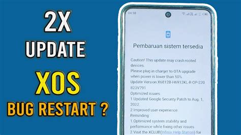 Update Sistem Xos V760 Infinix Hot 11s Fix Bug Restart Reboot