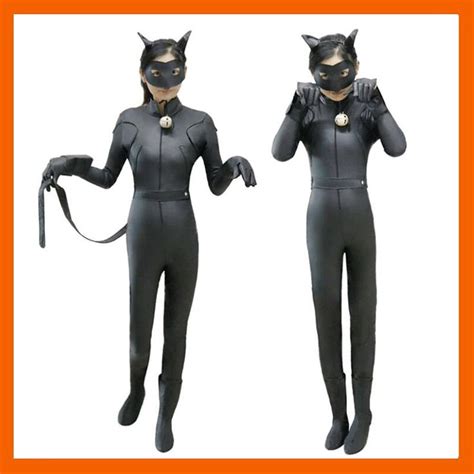 Miraculous Ladybug Jumpsuite Adrien Agreste Black Cat Noir Cat Suit