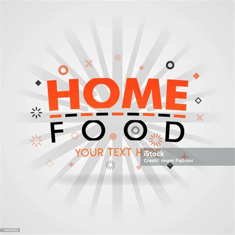 홈 음식에 대 한 오렌지 로고 템플릿입니다 홍보 광고 마케팅 음식 응용 프로그램 커버 요리 로고 식품가 게 로고 레스토랑 웹 커버 쿡 북 요리 책 웹 사이트에 대 한 될 수