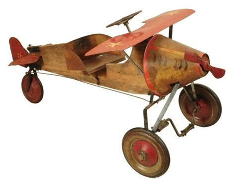 23 Antique Bucket Nose Pedal Airplane Lot 23