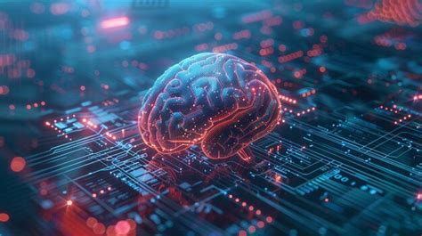 Premium Photo Tech Innovation Computer Circuit Board With Ai Brain Concept Image