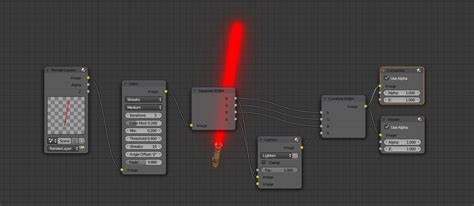 Cycles Render Engine How Do I Get The Glare Node To Output Transparent Instead Of Black