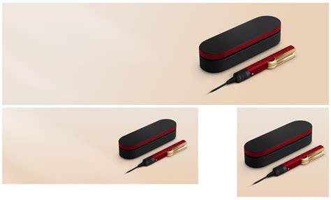Dyson Airstrait™ Straightener Red Velvet Gold Dyson