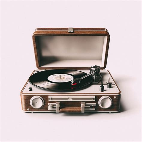 Premium Ai Image An Old Fashioned Record Player
