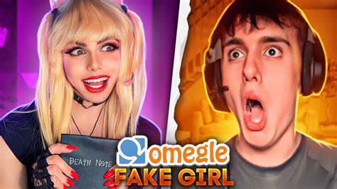 Misa Amane Goes On Omegle But Shes A Guy Youtube