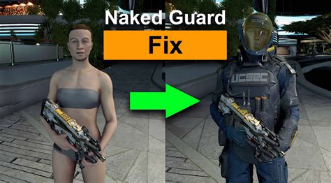 МодNaked Guard and Other NPCs Fix Защитник без одежды и исправление других НИП ов для