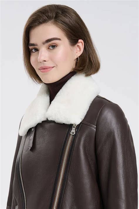 Дубленка из овчины Снежная королева Collection 728094003 цены в Москве