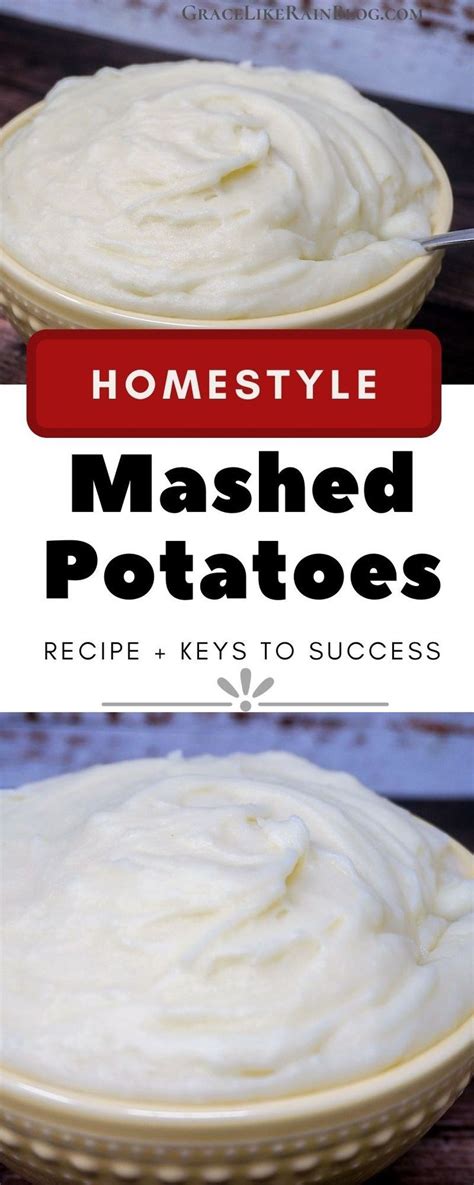 Homestyle Mashed Potatoes From Potato Flakes Homemade Recipes