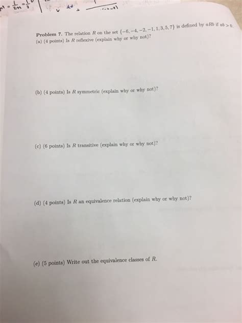 Solved 3 Problem 7 The Relation R On The Set 6 4