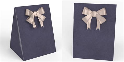 작은 선물 종이 봉지 3d 모델 9 Blend Fbx Obj Unknown Free3d