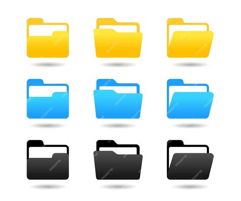 Premium Vector Folder Vector Icon Or Open Folder Icon And Folder With Documents Vector Icon