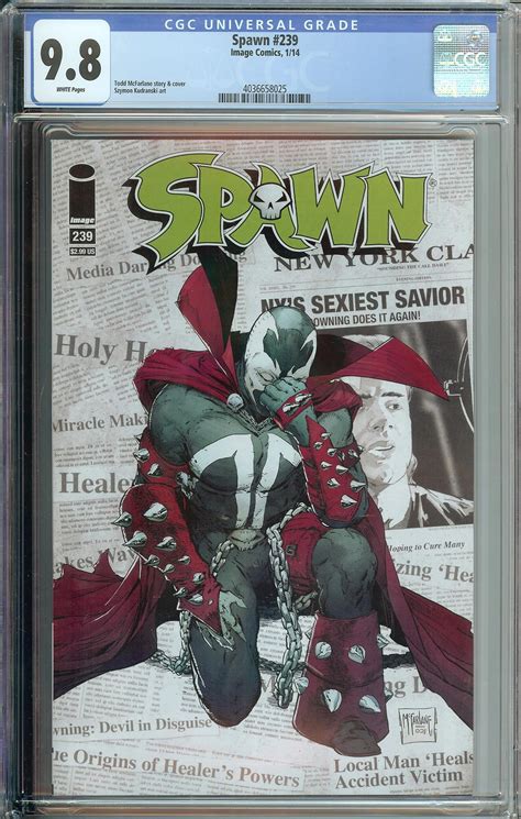 Spawn 239 Cgc 98 Todd Mcfarlane Cover And Story Comics To Astonish