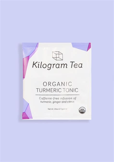 Organic Turmeric Tonic Teabag Kilogram Tea