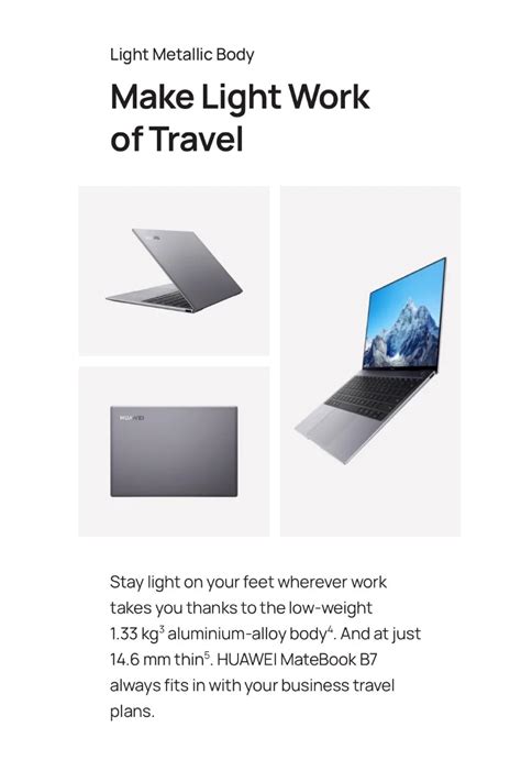 华为matebook B7 410 139英寸ips触摸i5 1135g7i7 1165g7中央处理器英特尔iris Xe 16gb内存