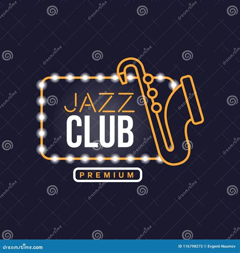 Jazz Club Neon Sign Vintage Bright Glowing Signboard Light Banner