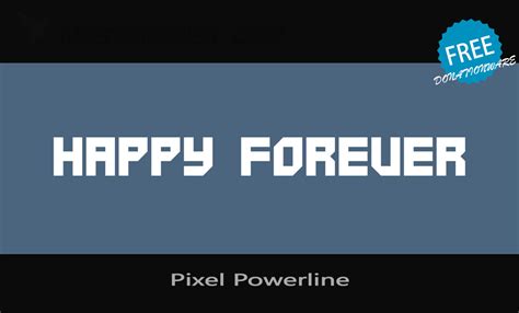 Pixel Powerline Font By Darrell Flood Mostfont