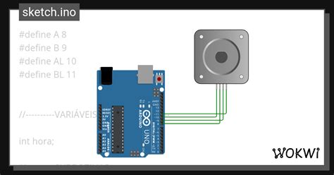 Motor De Passo Wokwi Arduino And ESP Simulator
