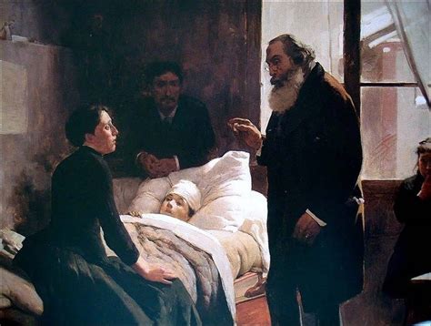 El niño enfermo de Arturo Michellena Pintor venezolano de fines del