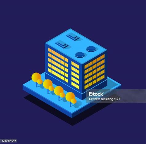 야간 스마트 시티 3d 미래 네온 자외선 0명에 대한 스톡 벡터 아트 및 기타 이미지 0명 거리 건축 Istock