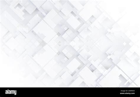 Abstract Geometric Design With Cubes Structure White Cubes Background