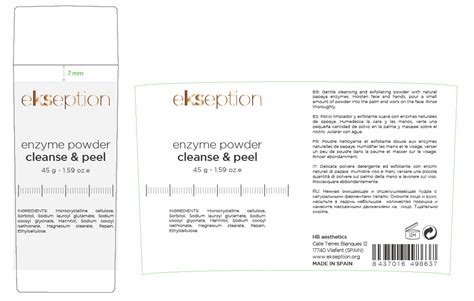 E093 Salicylic Powder Cleanse And Peel Ekseption Pudră Curățare și