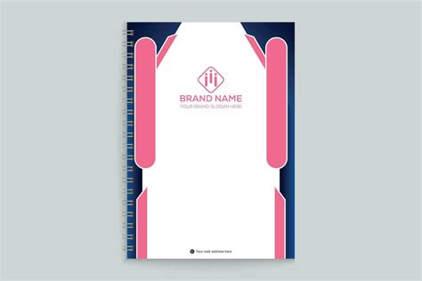 Professional Notebook Cover Mockup Vector Art At Vecteezy