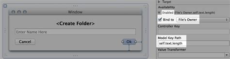 Cocoa Disable Enable NSButton If NSTextfield Is Empty Or Not Stack