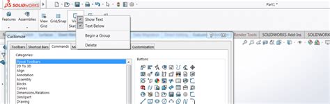 Customize SOLIDWORKS CommandManager To Match Your Workflow