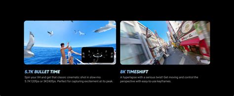 Insta360 X4 Standard Bundle Waterproof 8k 360 Action Camera 4k Wide Angle Video