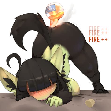 Rule 34 Argosornstein Black Fur Black Hair Claws Female Funny Goblin