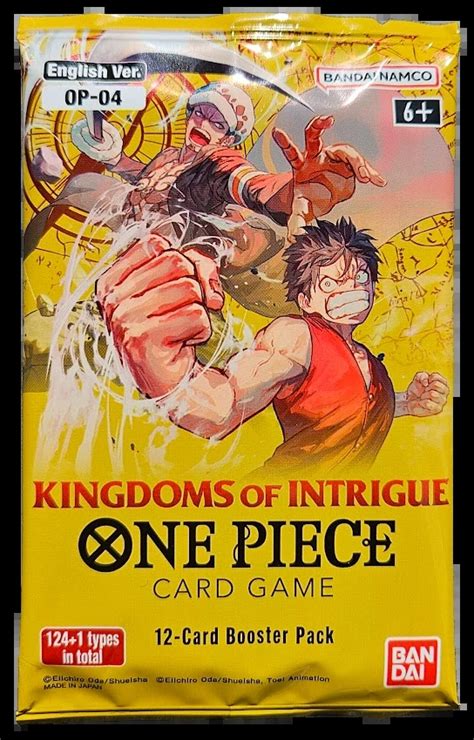 Op 4 Kingdoms Of Intrigue Booster Pack One Piece Card Game Gamekiwi