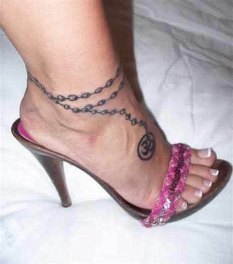 Tatouage Cheville Bracelet 10 Modèles Coup De Cœur Pour Sublimer