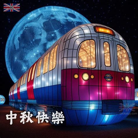 倫敦地鐵 The Tube 中秋彩燈 英國伏味濃
