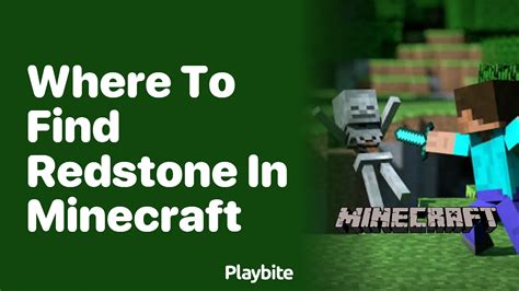 Where To Find Redstone In Minecraft Explained Playbite Where To Find Redstone In Minecraft Explained Playbite