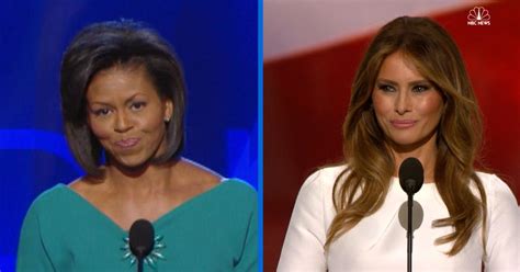 Michelle Vs Melania Convention Speeches Compared