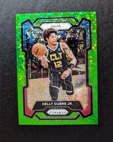 2023 24 Prizm Fast Break Kelly Oubre Jr Discoteca Verde Neon 5