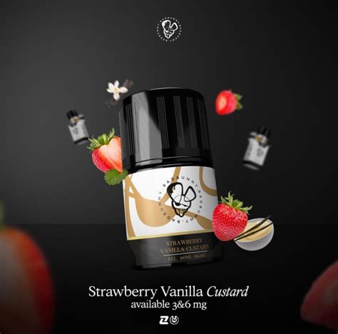 Liquid Bad Bunny Strawberry Vanilla Custard 60ml By Badbunny Juice