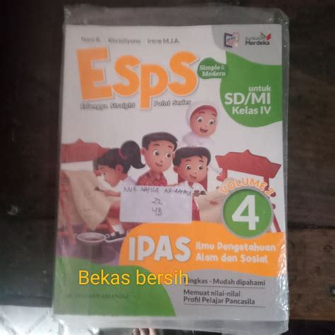 Jual ESPS IPAS Ilmu Pengetahuan Alam Dan Sosial Untuk SD MI Kelas IV 4