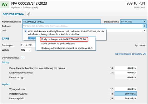 Pobieranie Danych Kontrahenta Z Gus Rachmistrz Nexo Forum Insert