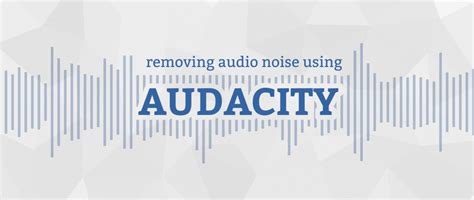 Audacity Quick Tip Quickly Remove Background Noise Fedora Magazine