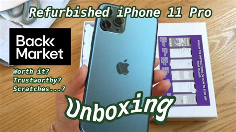 Iphone Pro Unboxing Refurbished From Backmarket Youtube