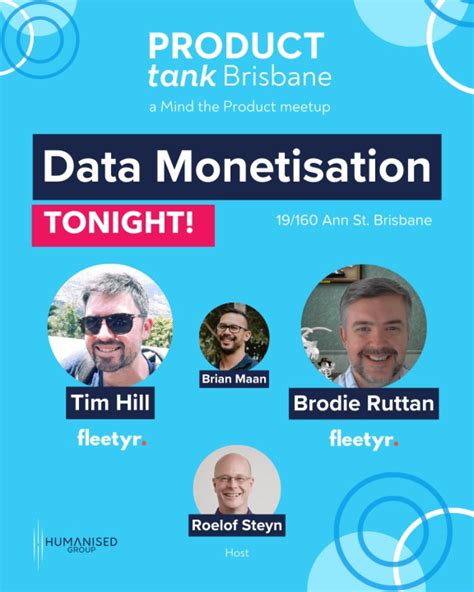 Humanised Group On Linkedin Tonight Producttank Bne Data Monetisation Humanised Group On Linkedin Tonight Producttank Bne Data Monetisation